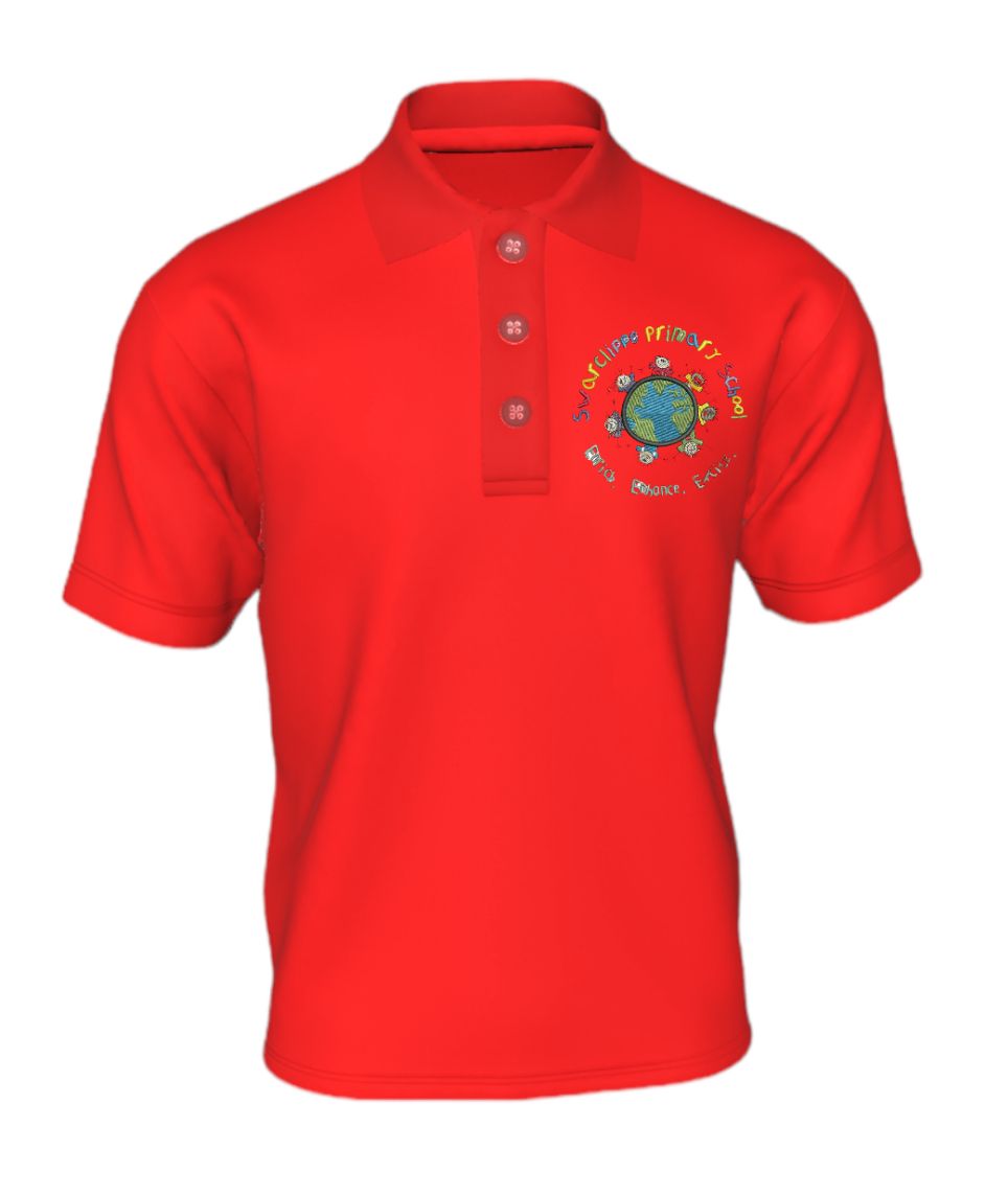 Swarcliffe Primary Red Polo Shirt – Uniwears School Uniform